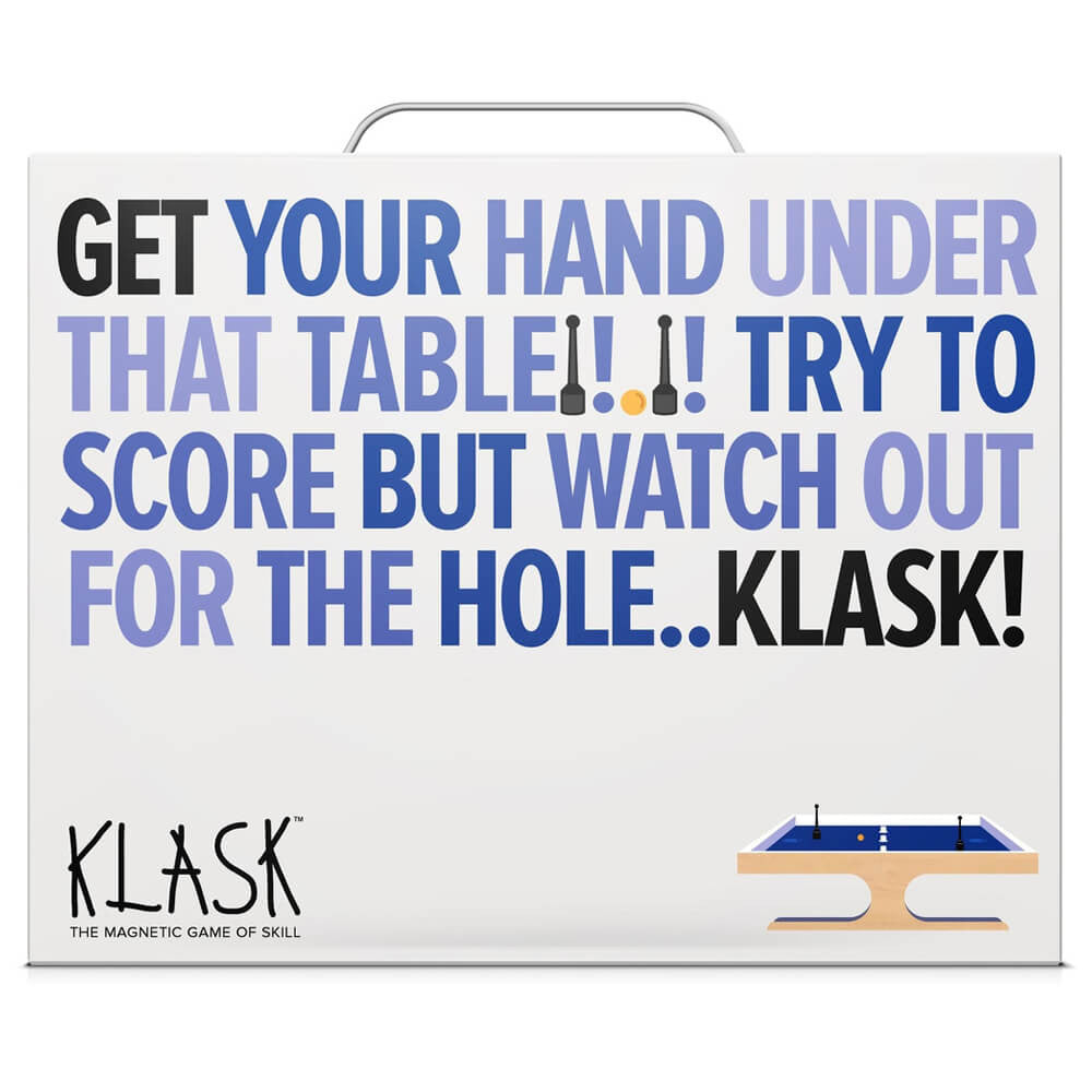 Klask - the fast, fun tabletop action game from Breaking Games